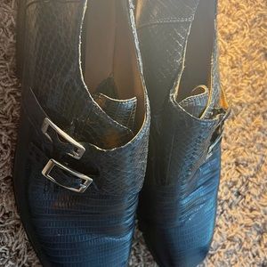 Stacy Adams | Shoes | Stacy Adams Dress Shoe Size 5 Navy Blue | Poshmark